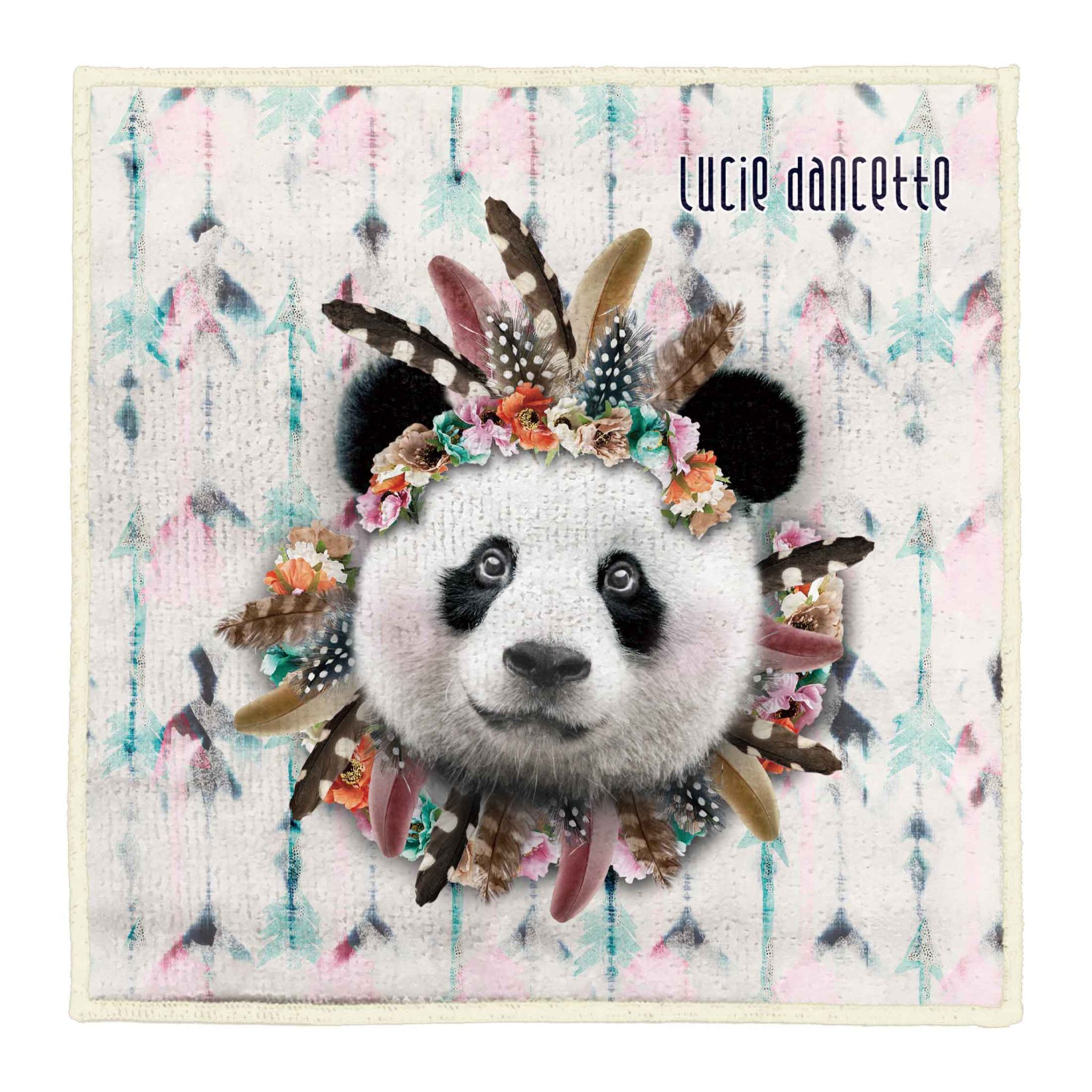 【LUCIE DANCETTE | リュシー・ダンセット】 TW2_YeiYei｜ハイブリッドミニタオル | パンダ