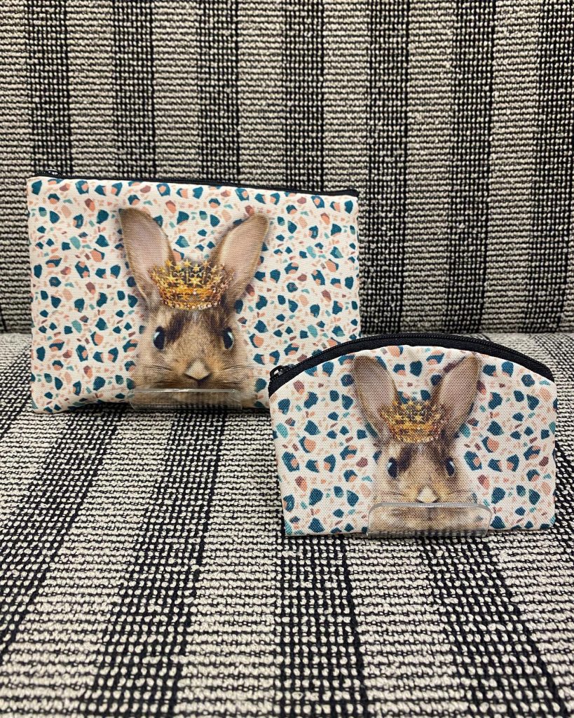 【LUCIE DANCETTE | リュシー・ダンセット】 PC2_Kate｜ポーチ | ウサギ・王冠