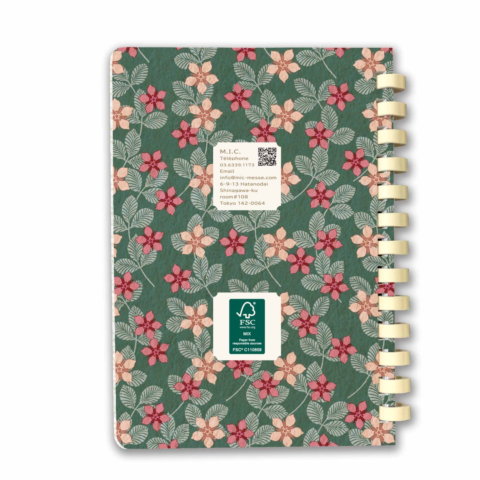 【LUCIE DANCETTE | リュシー・ダンセット】RNJ_Licette｜B6ペーパーリングノート | ウサギ・リボン