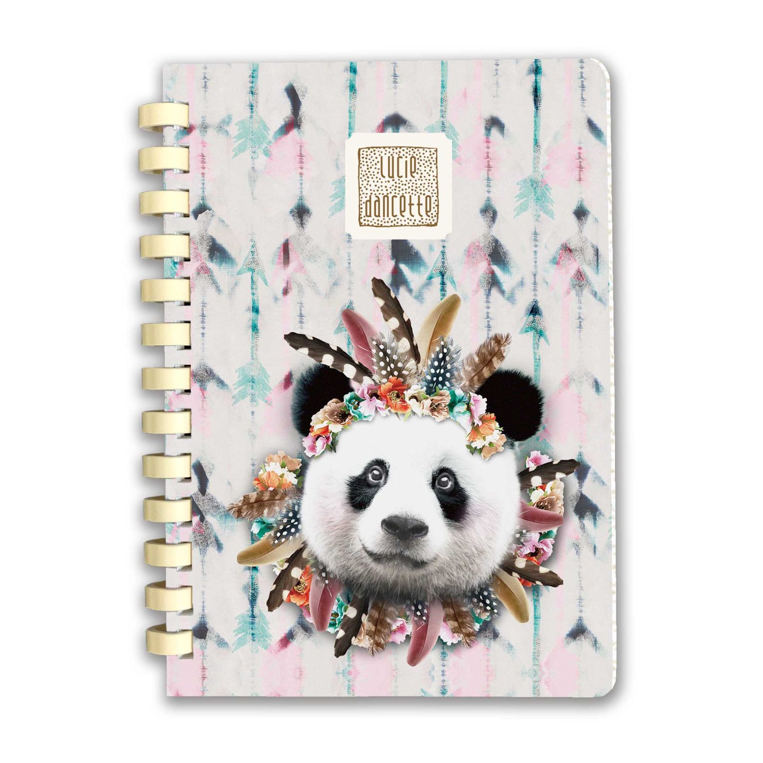 【LUCIE DANCETTE | リュシー・ダンセット】RNJ_YeiYei｜B6ペーパーリングノート | パンダ
